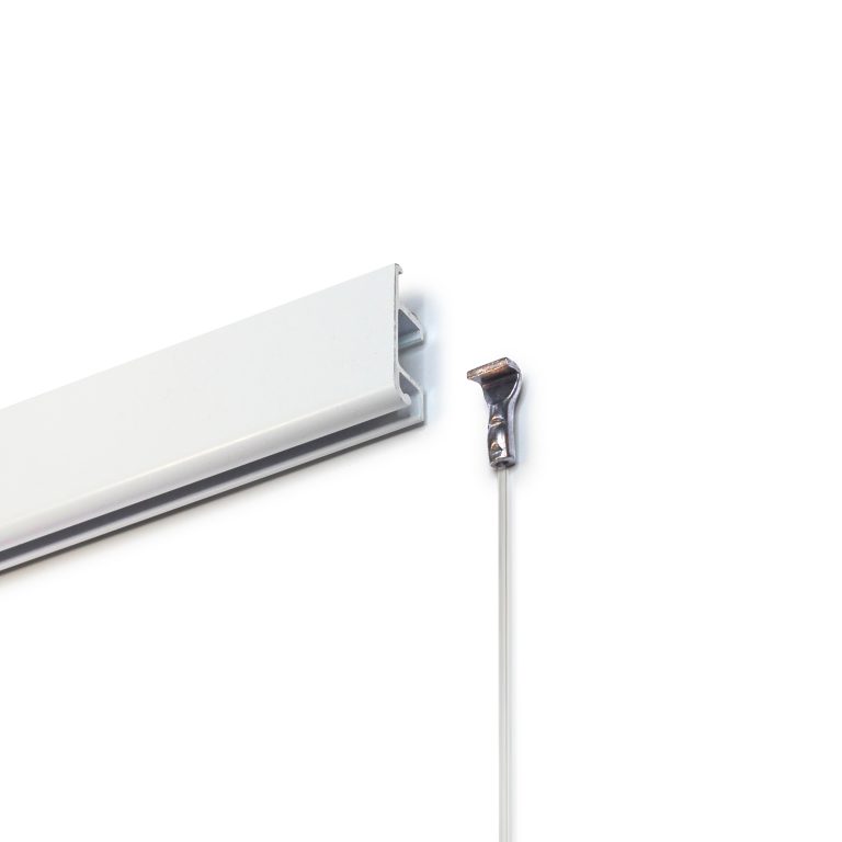 Slimline Stainless Steel Cable Hangers | The Gallery System UK
